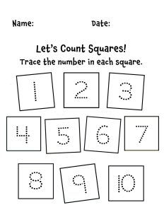 Free Square Worksheets for Preschool (Easy Printable Shape Activities ...
