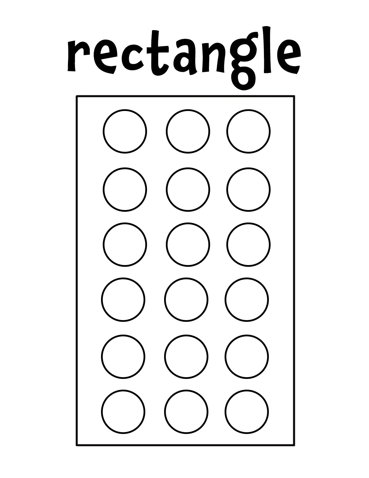 Free Rectangle Worksheets for Preschool (Easy Printable Shape ...