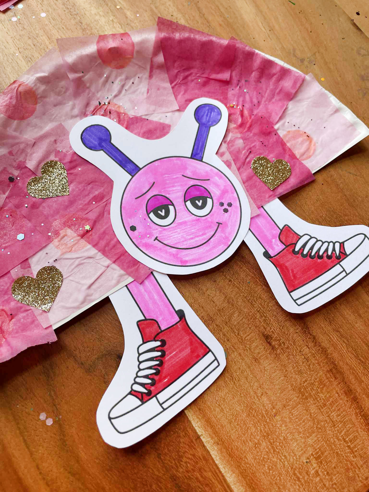 Cute Love Bug Craft for Preschool! ⋆ The Hollydog Blog