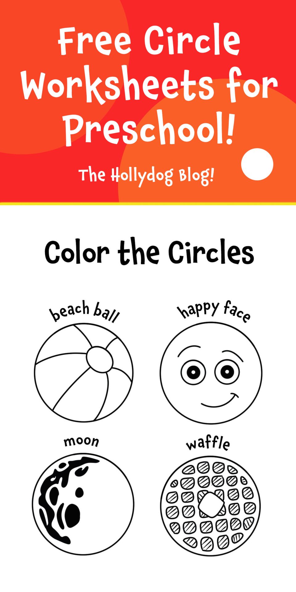 Free Circle Worksheets for Preschool (Easy Printable Shape Activities ...