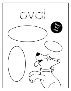 Free Oval Worksheets for Preschool (Easy Printable Shape Activities) ⋆ ...