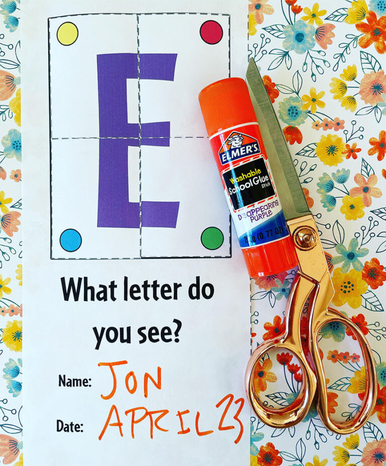 FREE Letter E Worksheets for Preschool! ⋆ The Hollydog Blog