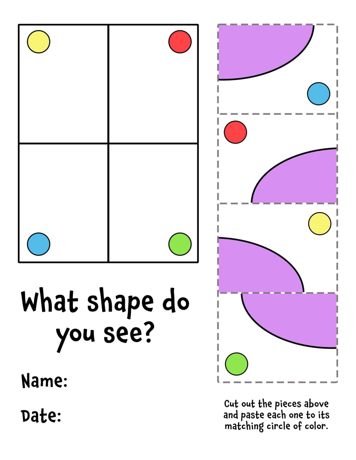 Free Oval Worksheets for Preschool (Easy Printable Shape Activities) ⋆ ...