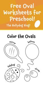 Free Oval Worksheets for Preschool (Easy Printable Shape Activities) ⋆ ...