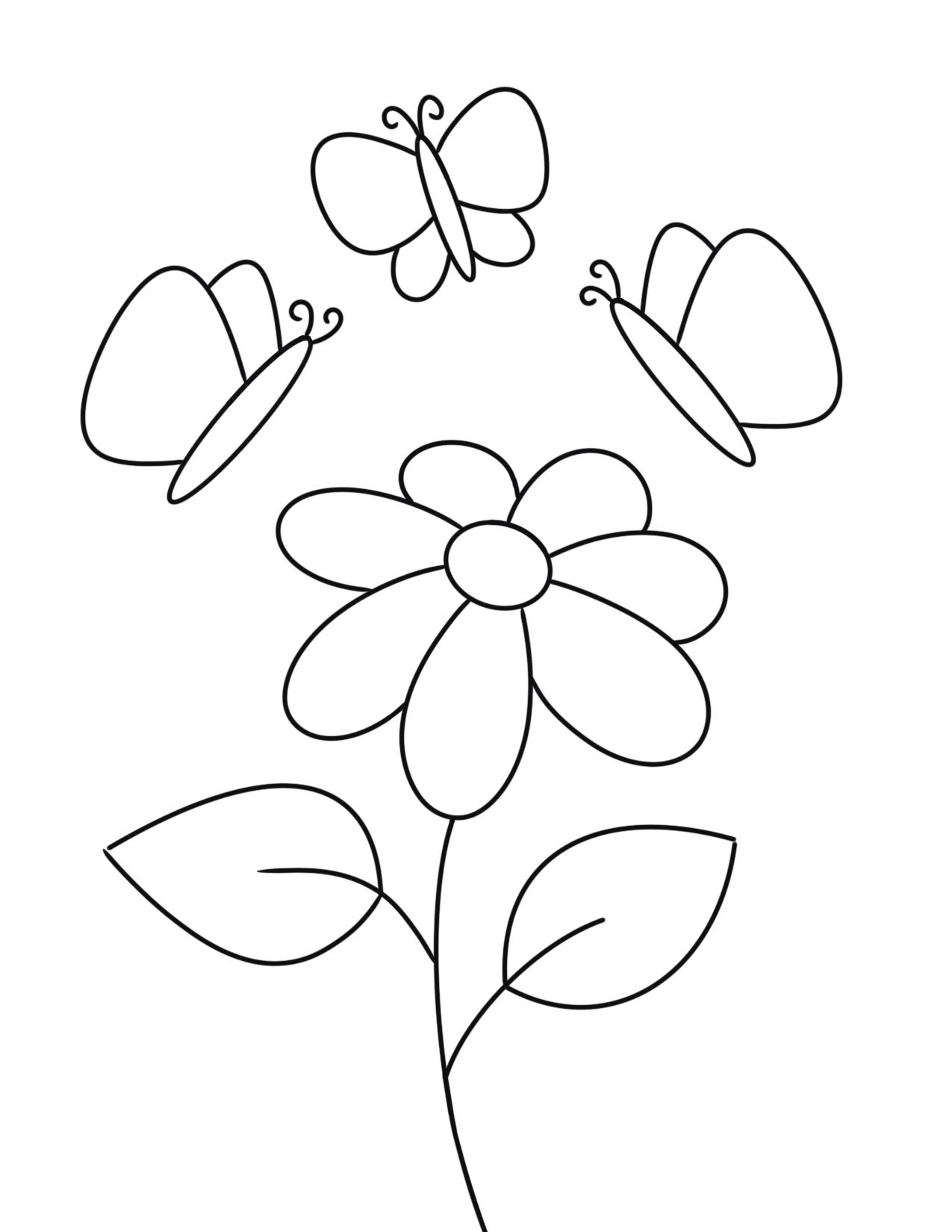 Free Butterfly Coloring Pages! ⋆ The Hollydog Blog