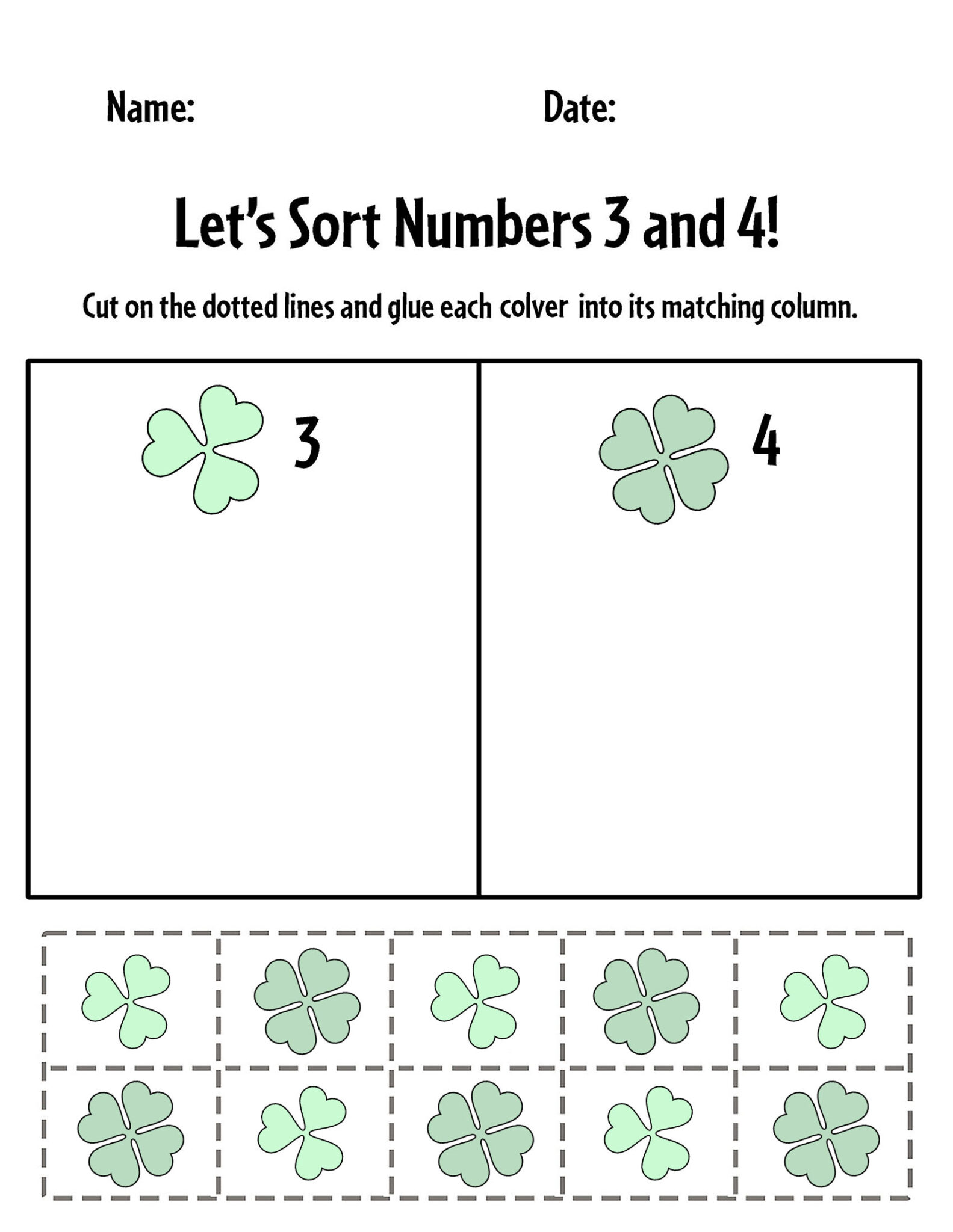 FREE March Worksheets for Preschool ⋆ The Hollydog Blog