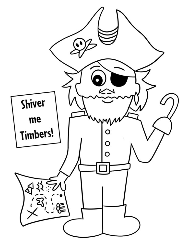 FREE Pirate Worksheets for Preschool! ⋆ The Hollydog Blog