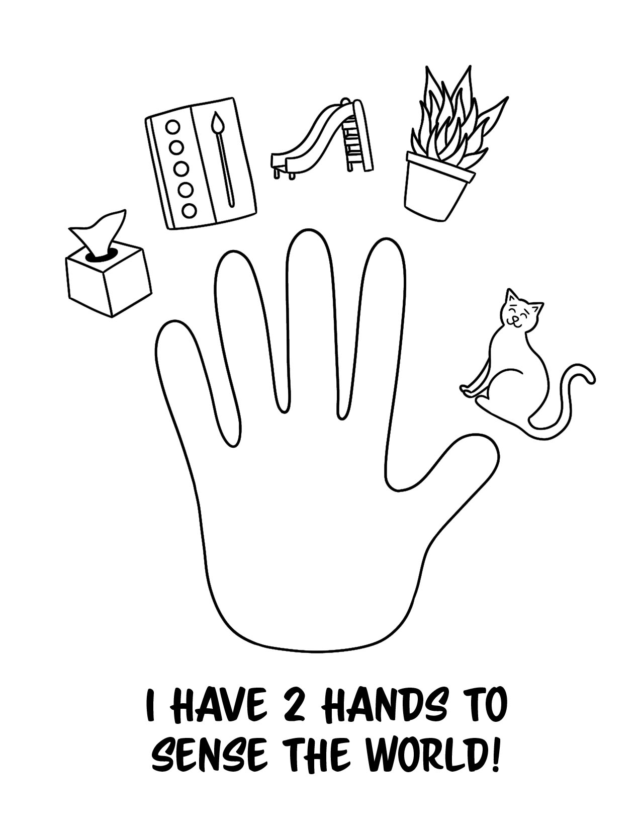 Sense of Touch Worksheets for Preschool ⋆ The Hollydog Blog