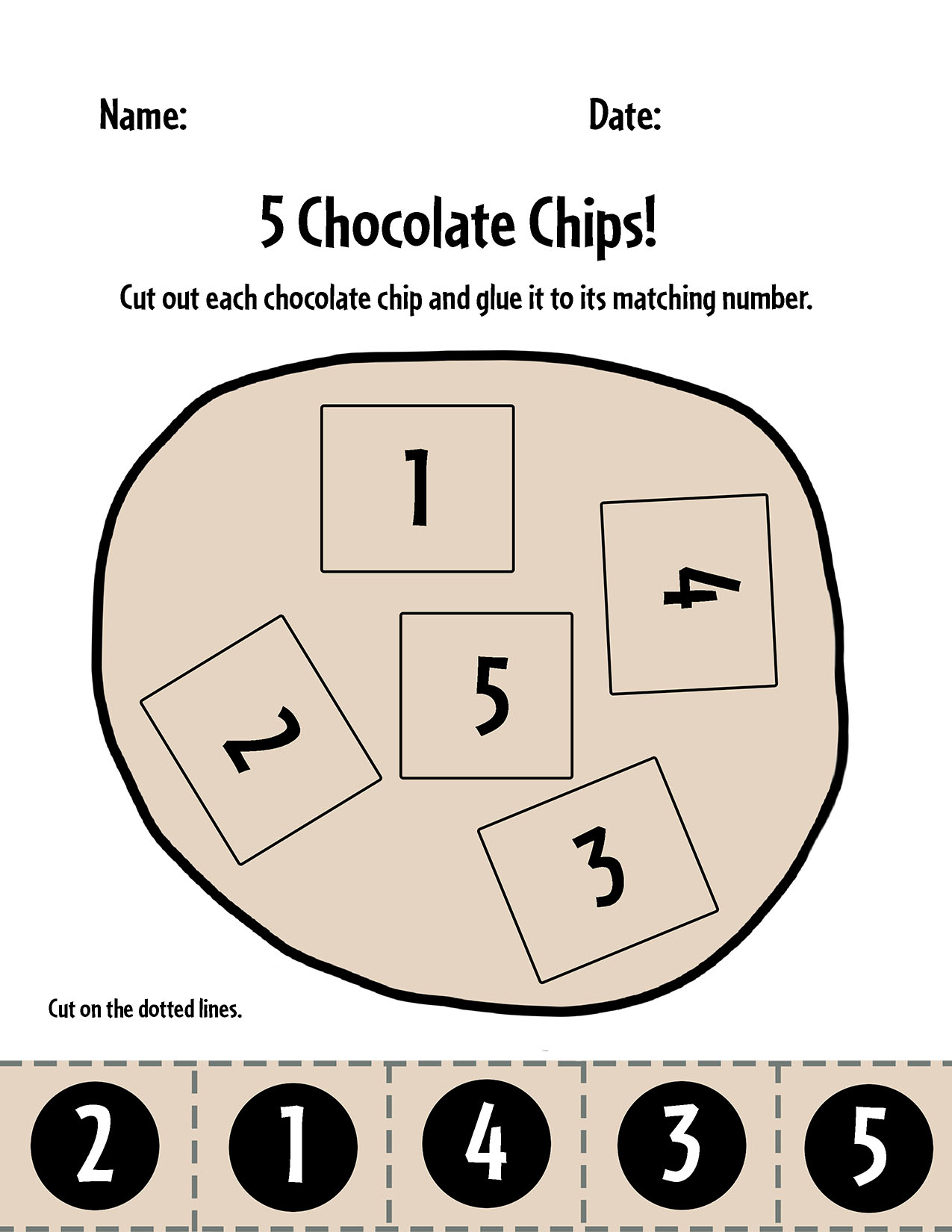 FREE Number 5 Worksheets for Preschool ⋆ The Hollydog Blog