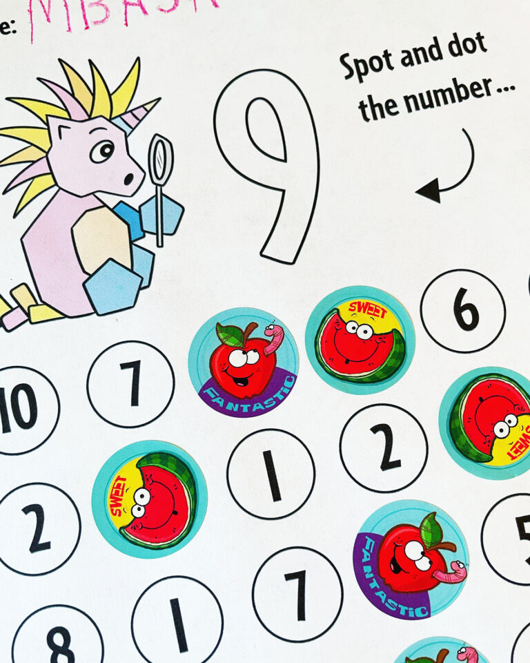 Free Preschool Number Recognition Worksheets! ⋆ The Hollydog Blog