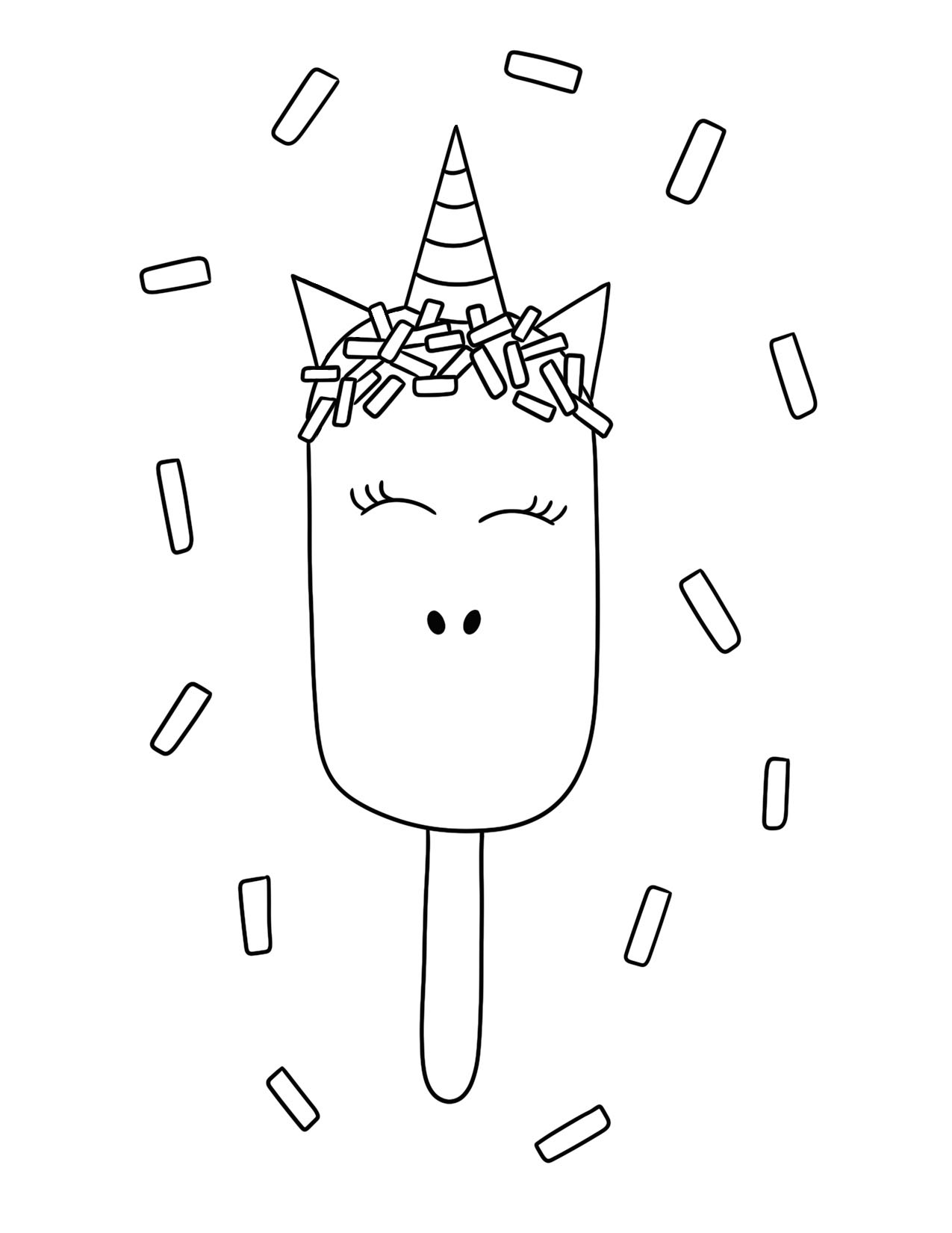 FREE Ice-Cream Coloring Pages for Preschool! ⋆ The Hollydog Blog