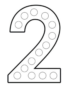 FREE Number 2 Worksheets for Preschool ⋆ The Hollydog Blog