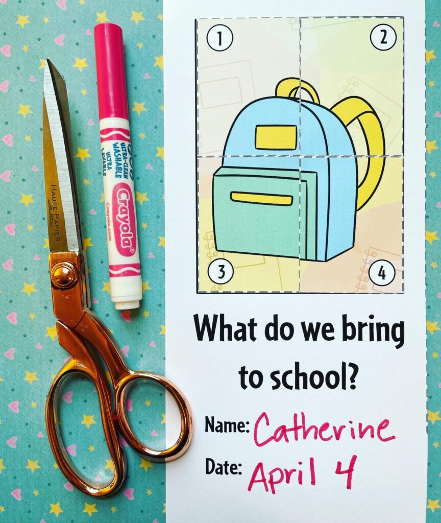 Free Printable Puzzles for Preschool! ⋆ The Hollydog Blog
