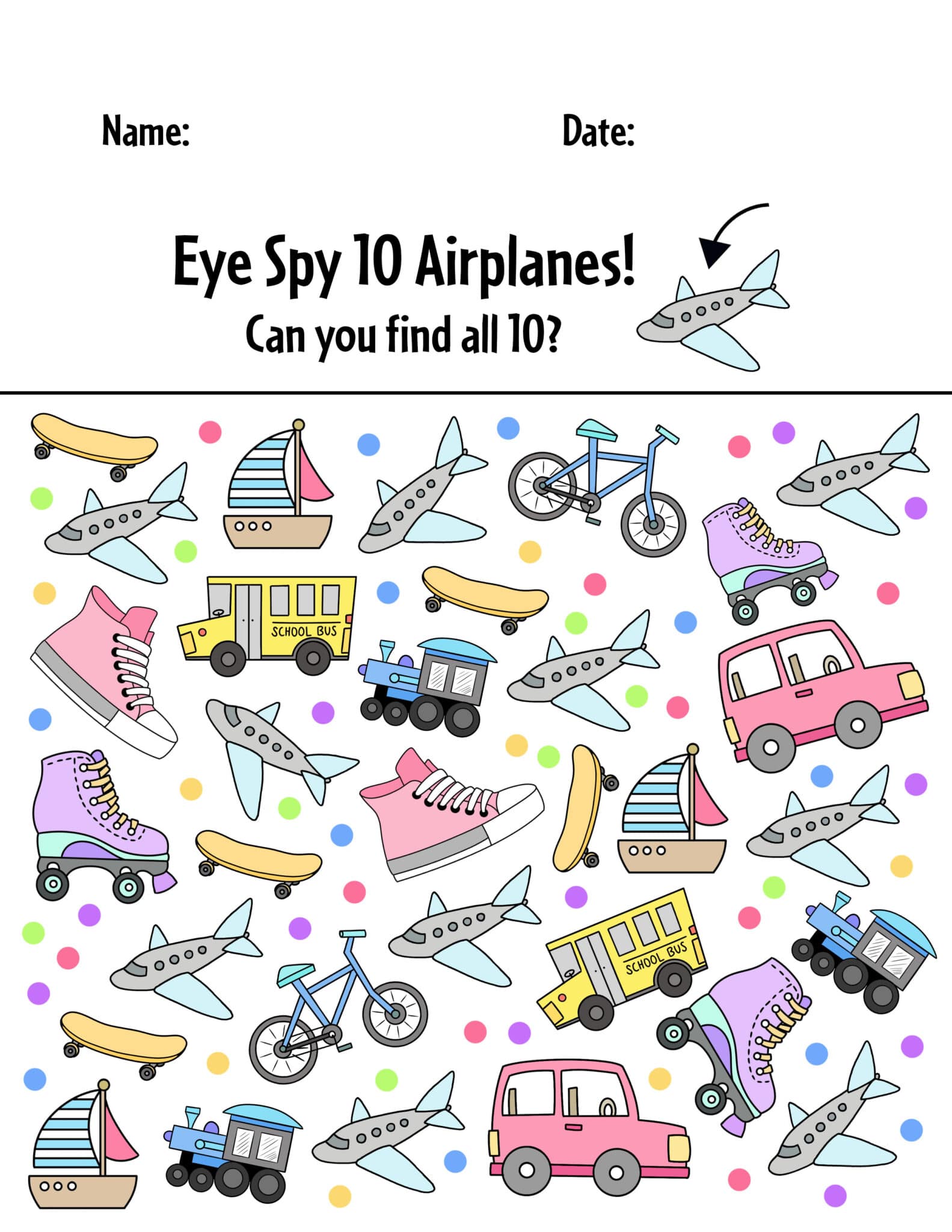 Free Printable Transportation Worksheets for Kids! ⋆ The Hollydog Blog