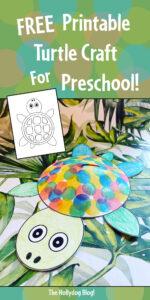Turtle Craft for Preschool with Free Templates! ⋆ The Hollydog Blog
