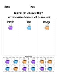 FREE January Worksheets for Preschool ⋆ The Hollydog Blog