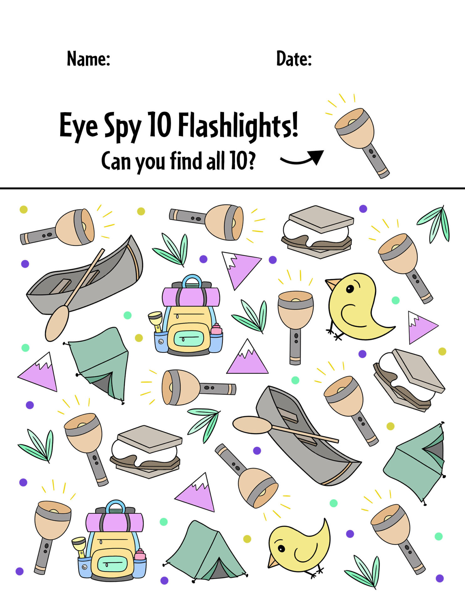 Free May Worksheets for Preschool ⋆ The Hollydog Blog