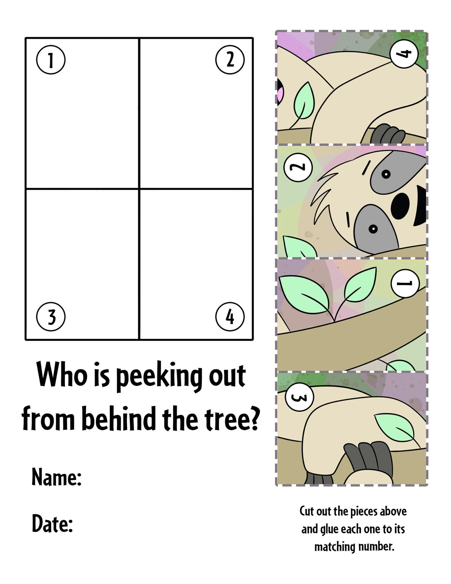 Free Printable Puzzles for Preschool! ⋆ The Hollydog Blog