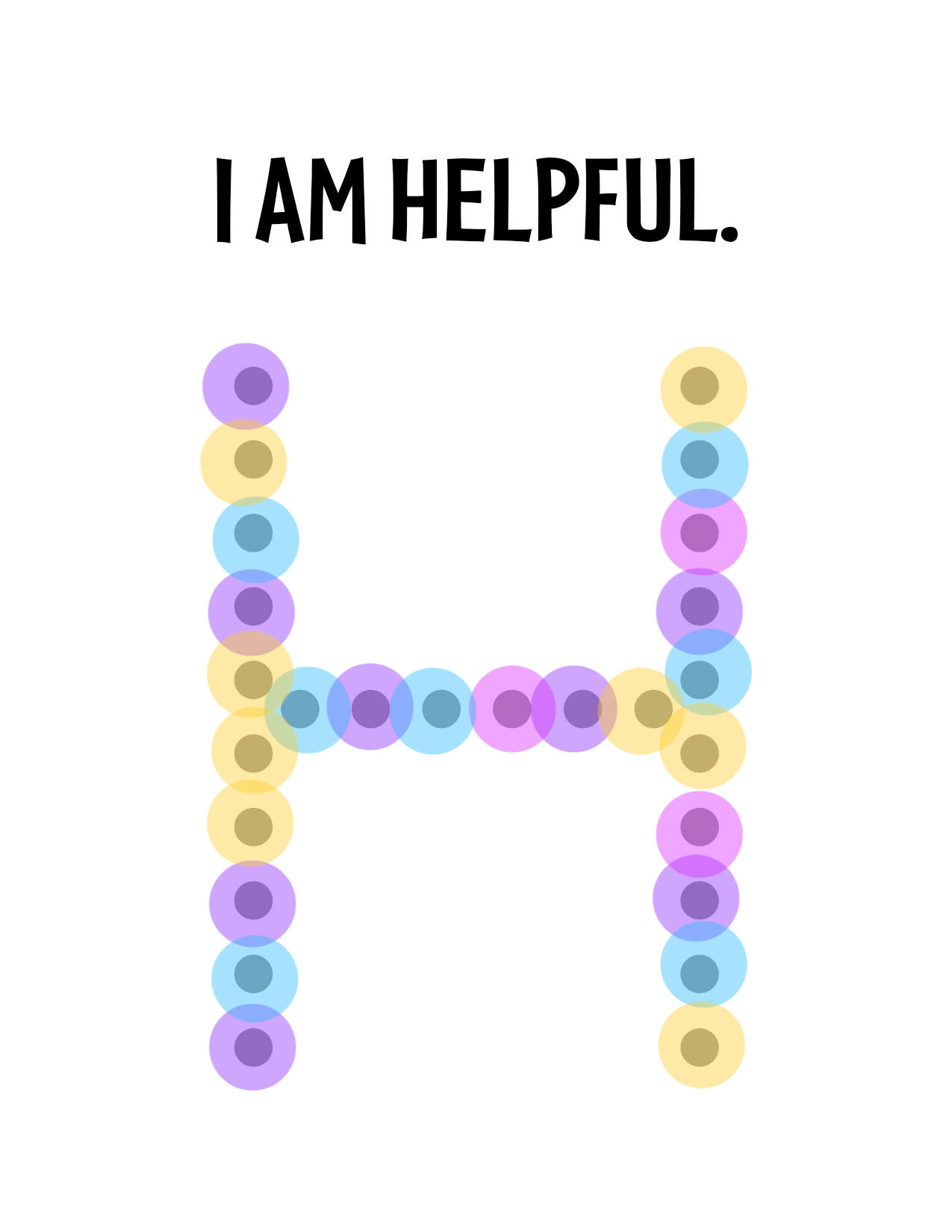 The Letter H Craft for Preschool! (with free printable cutouts) ⋆ The ...