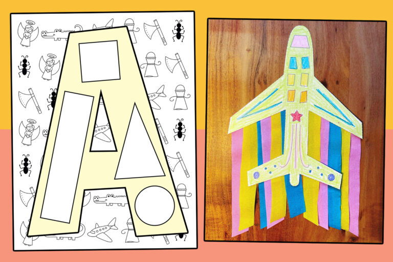 Printable Letter Crafts for Preschool ⋆ The Hollydog Blog