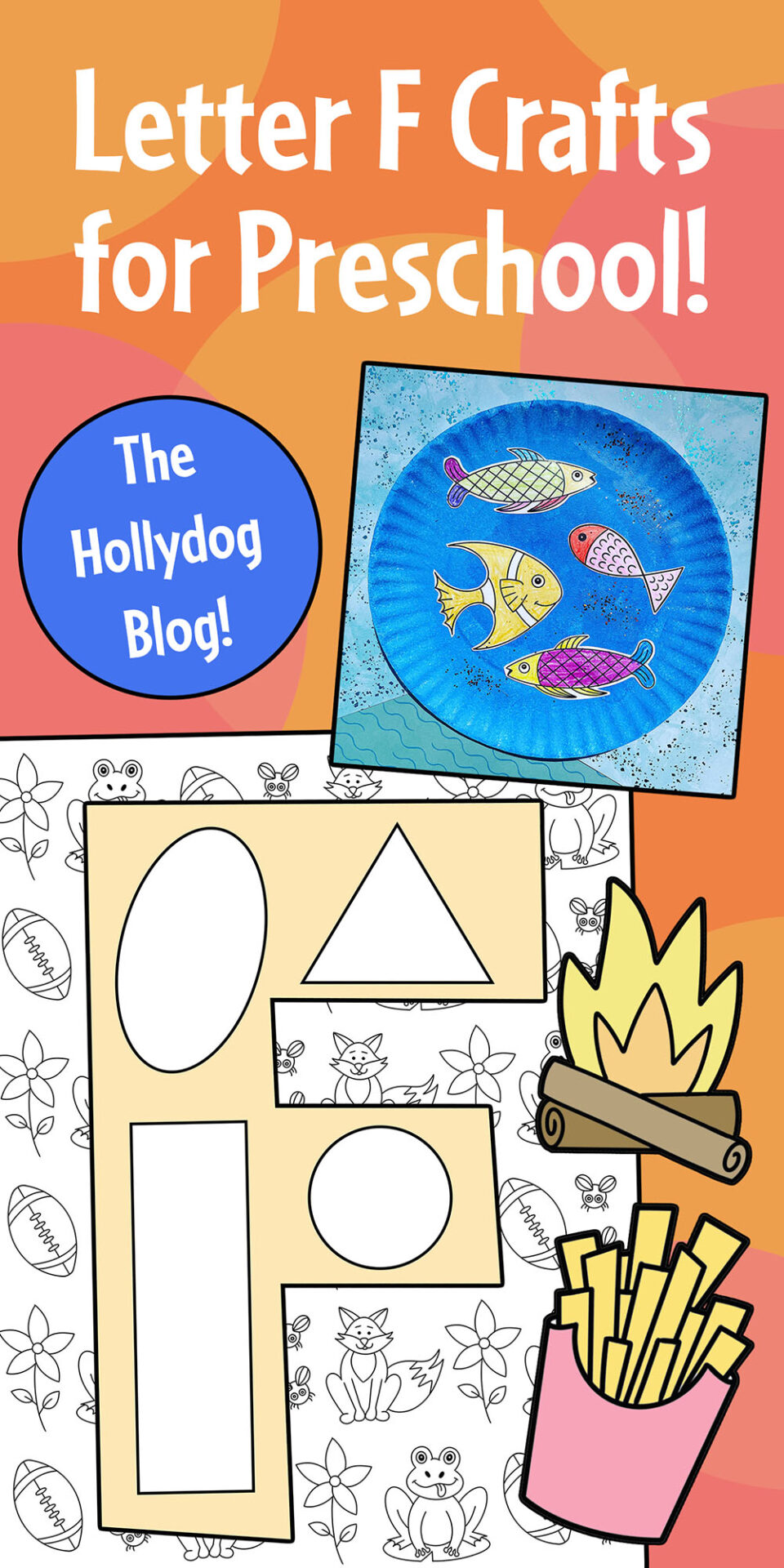 The Letter F Craft For Preschool with Free Printable Templates The