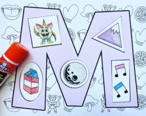 The Letter M Craft for Preschool! (with free printable templates) ⋆ The ...