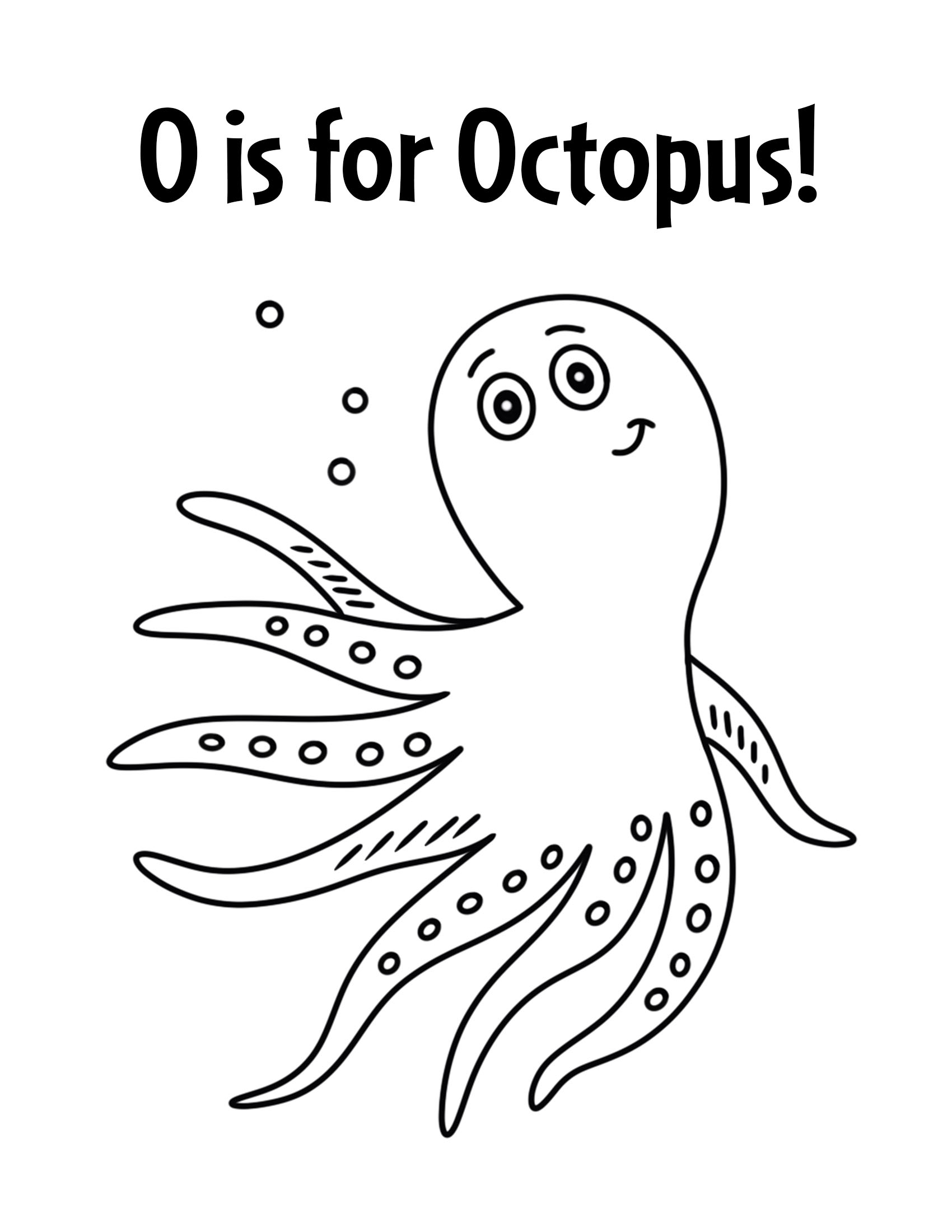 Free Octopus Activities and Worksheets for Preschool (Fun Ocean ...