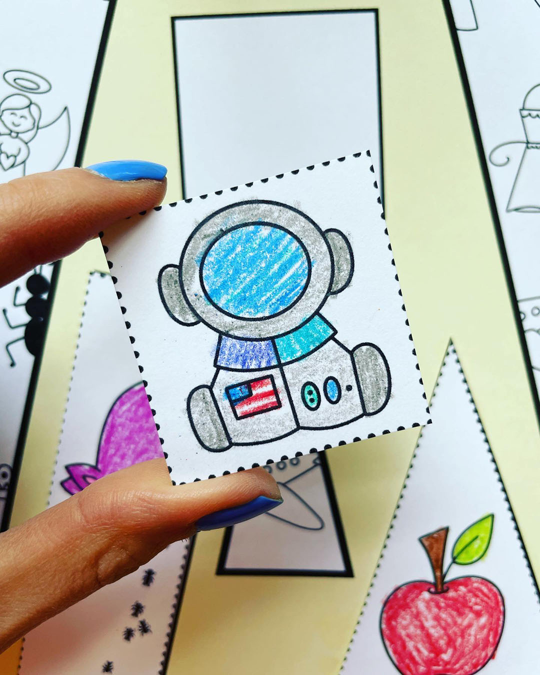 The Letter A Craft for Preschool! (with free printable templates!) ⋆ ...