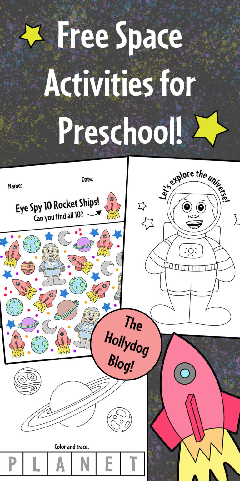 Free Space Activities for Preschool! ⋆ The Hollydog Blog