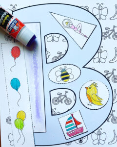 The Letter B Craft for Preschool! (with free printable templates) ⋆ The ...