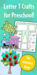 The Letter T Craft for Preschool! (with free printable cutouts) ⋆ The ...