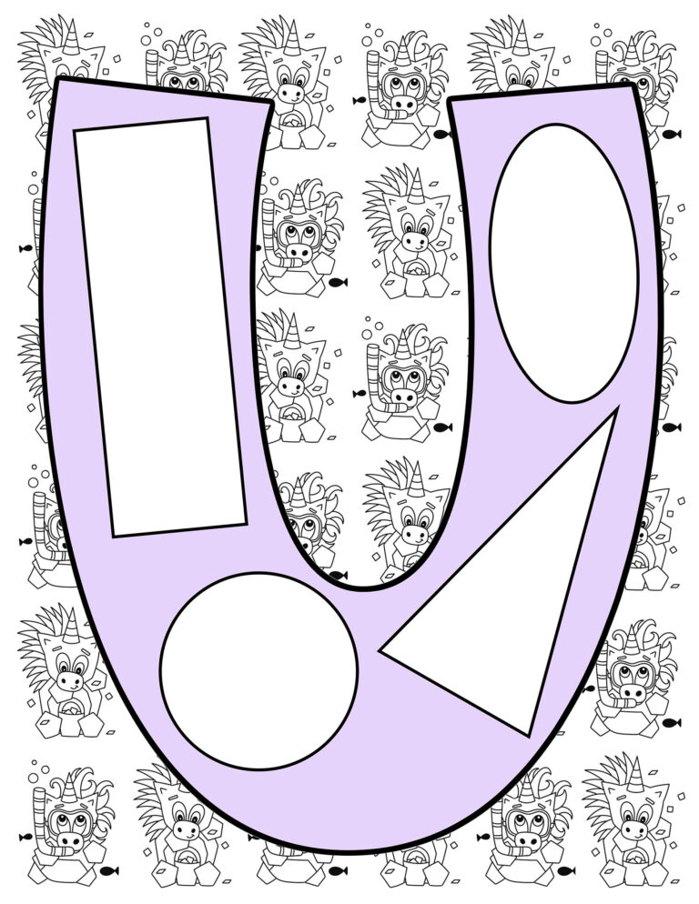 The Letter U Craft for Preschool! (with free printable cutouts) ⋆ The ...