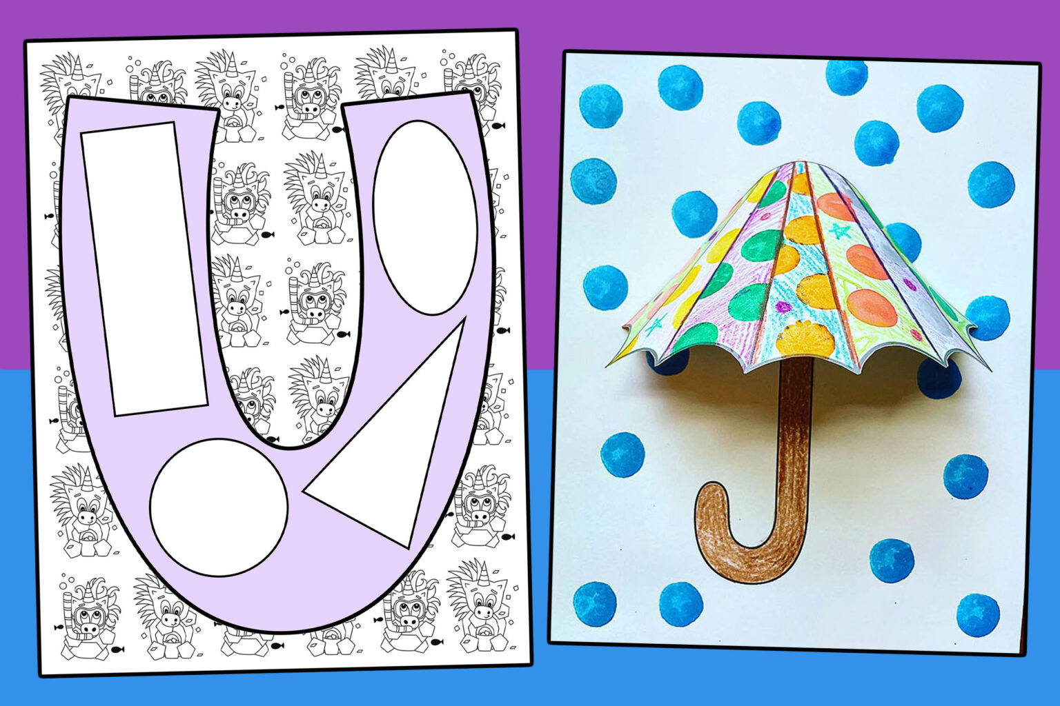 Printable Letter Crafts for Preschool ⋆ The Hollydog Blog