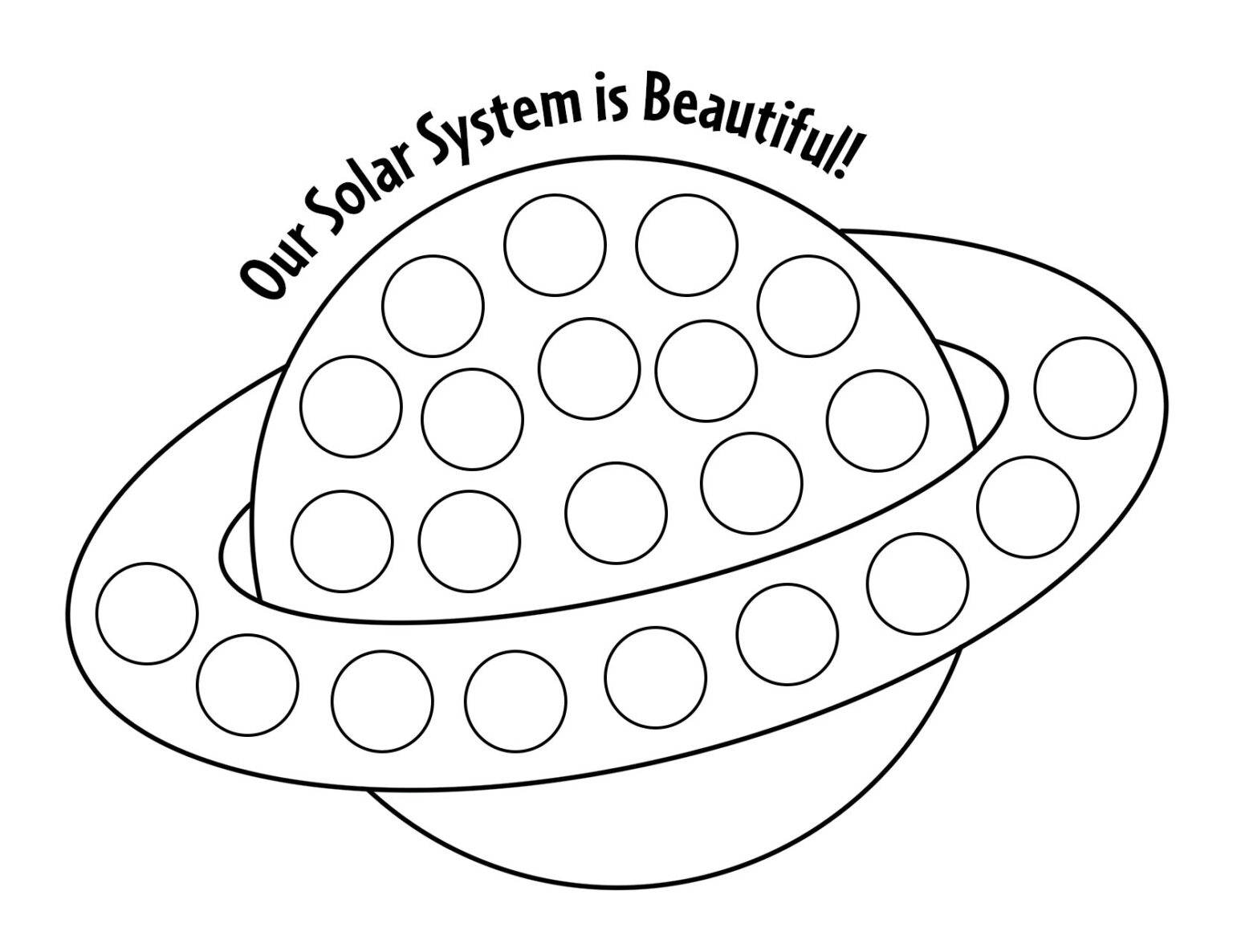 Free Space Activities for Preschool! ⋆ The Hollydog Blog