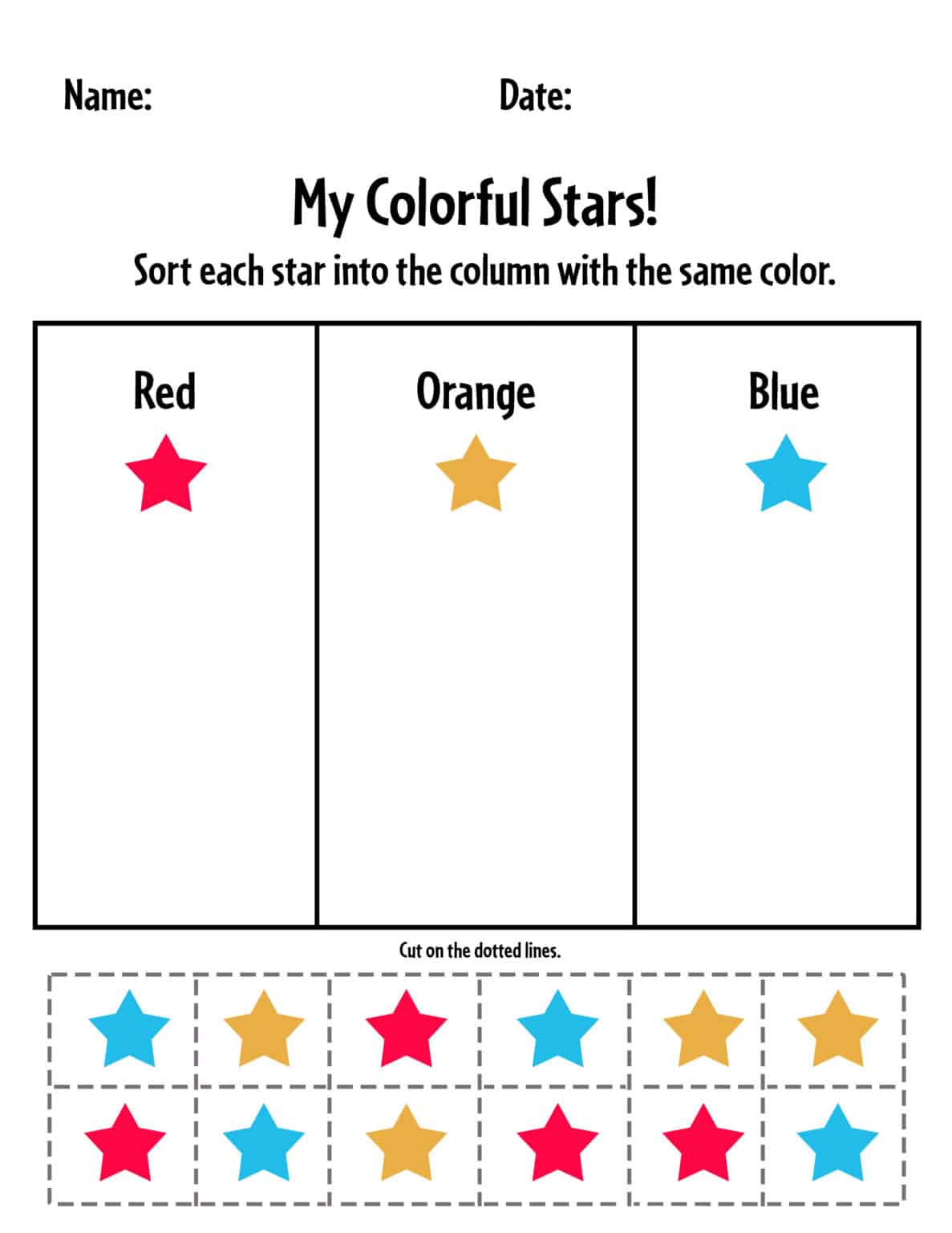 Free Space Activities for Preschool! ⋆ The Hollydog Blog