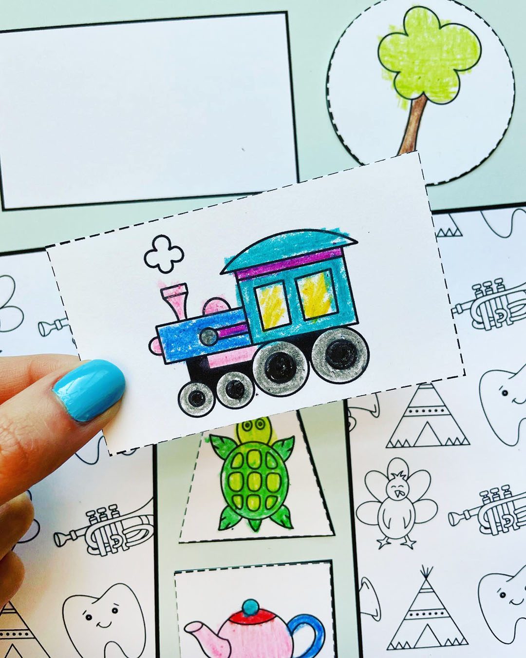 The Letter T Craft for Preschool! (with free printable cutouts) ⋆ The ...