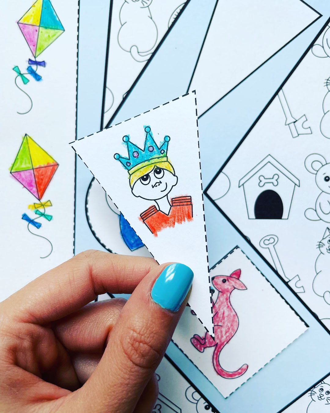 The Letter K Craft for Preschool! (with free printable cutouts) ⋆ The ...