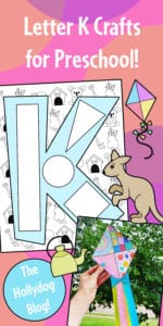 The Letter K Craft for Preschool! (with free printable cutouts) ⋆ The ...