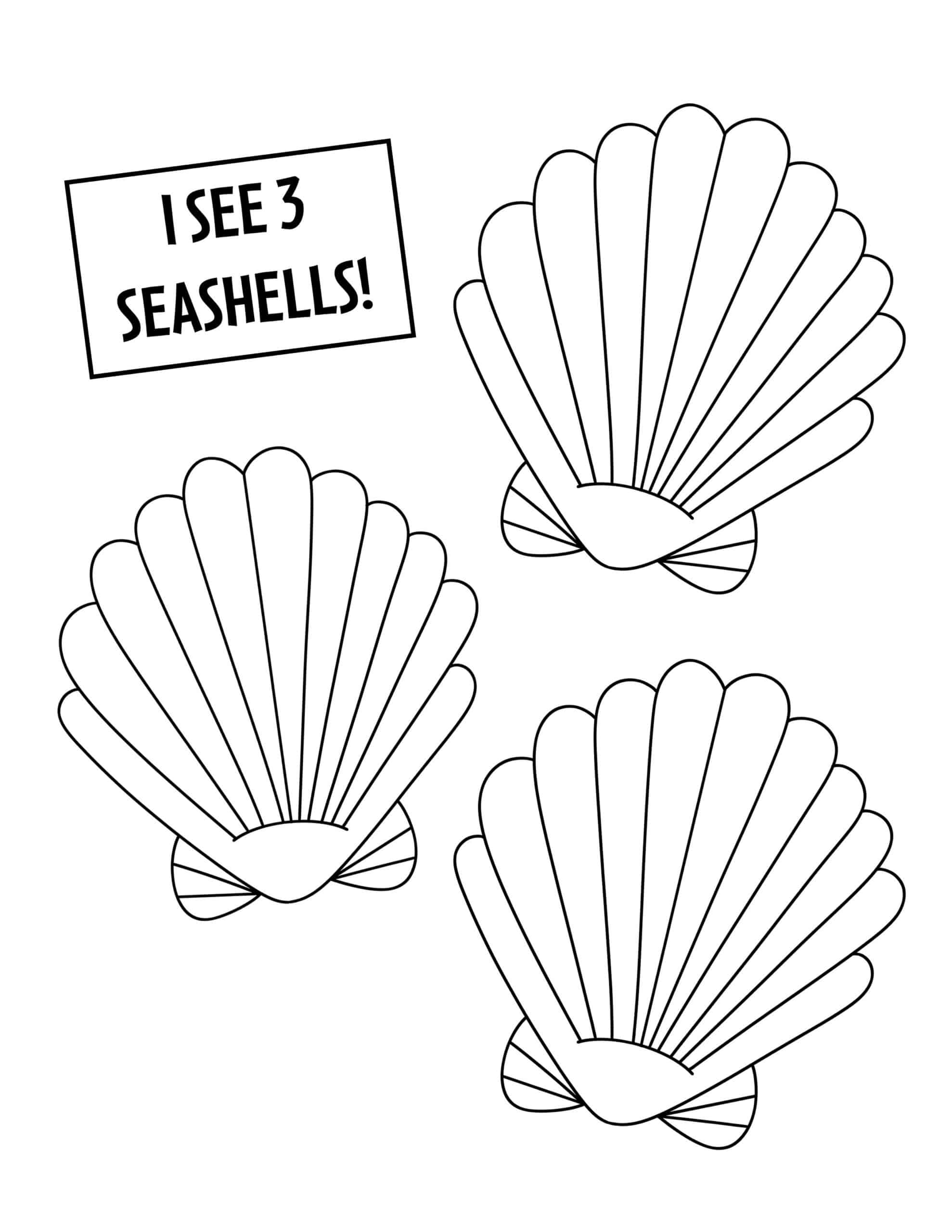 Free Preschool Beach Printables and Activities! ⋆ The Hollydog Blog