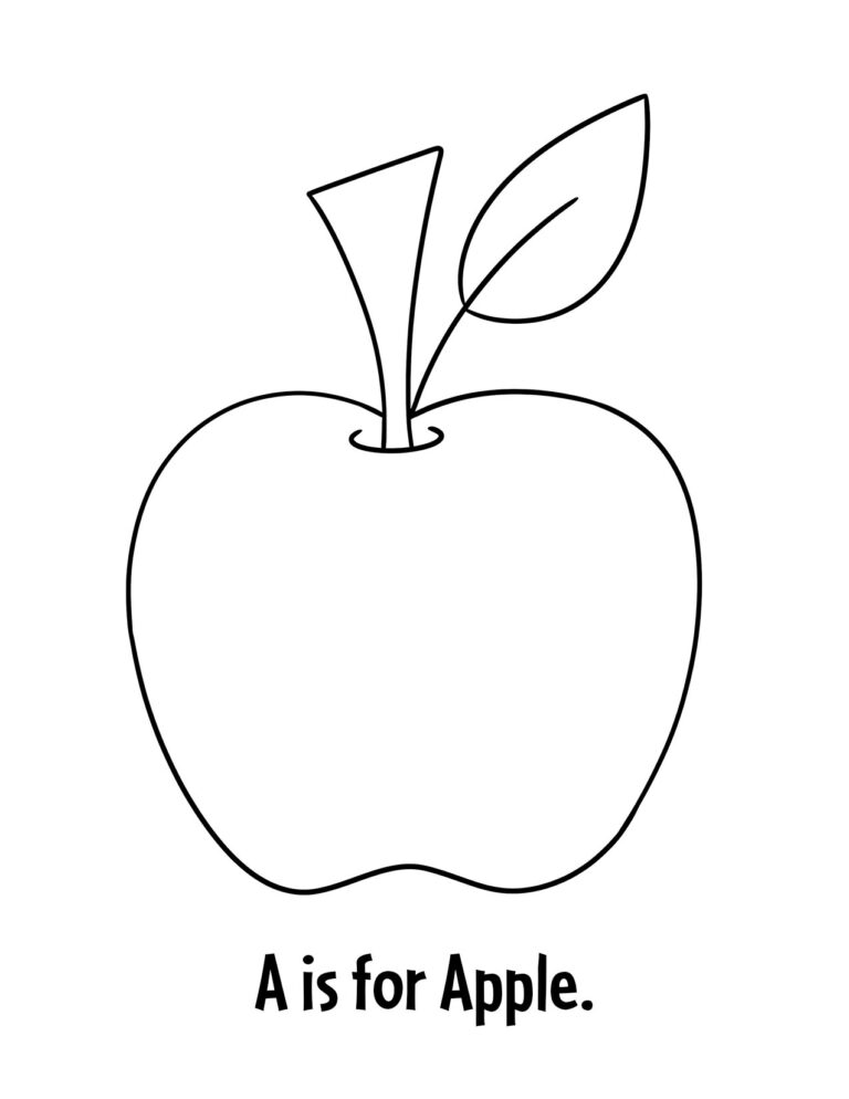 Free Apple Worksheets for Preschool! ⋆ The Hollydog Blog