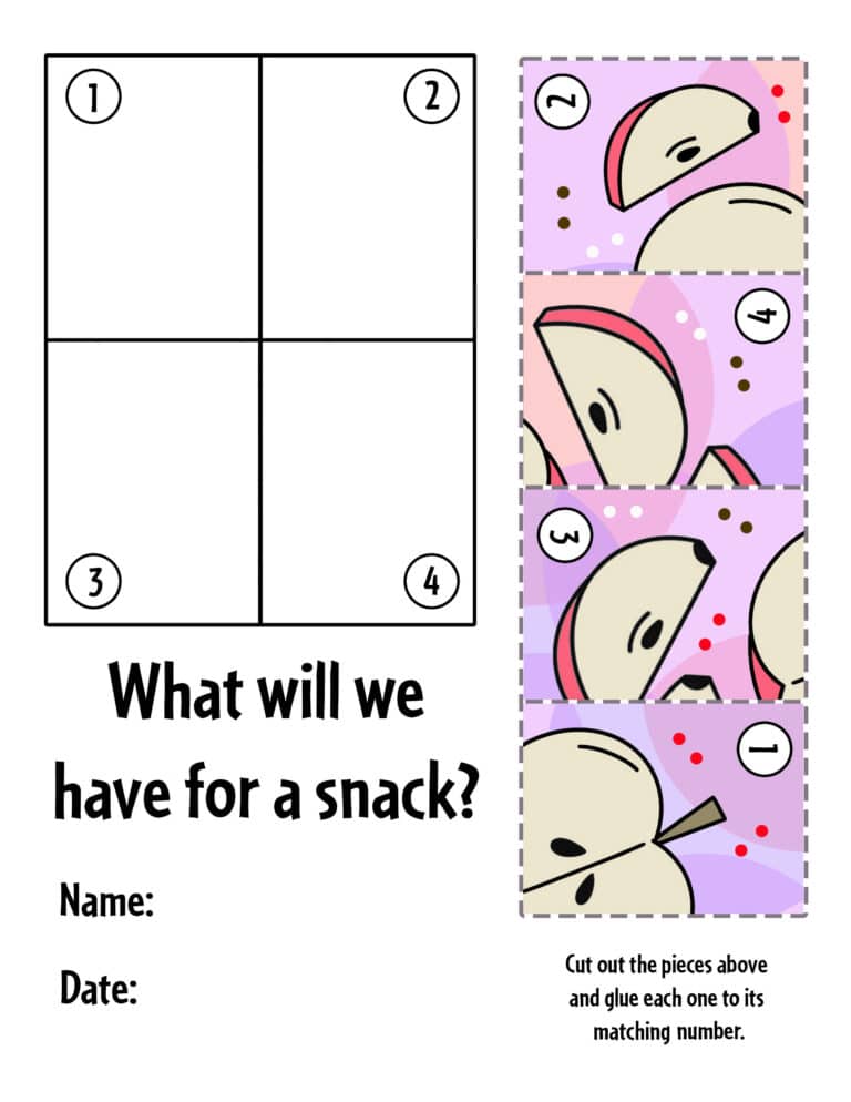 Free Apple Worksheets for Preschool! ⋆ The Hollydog Blog