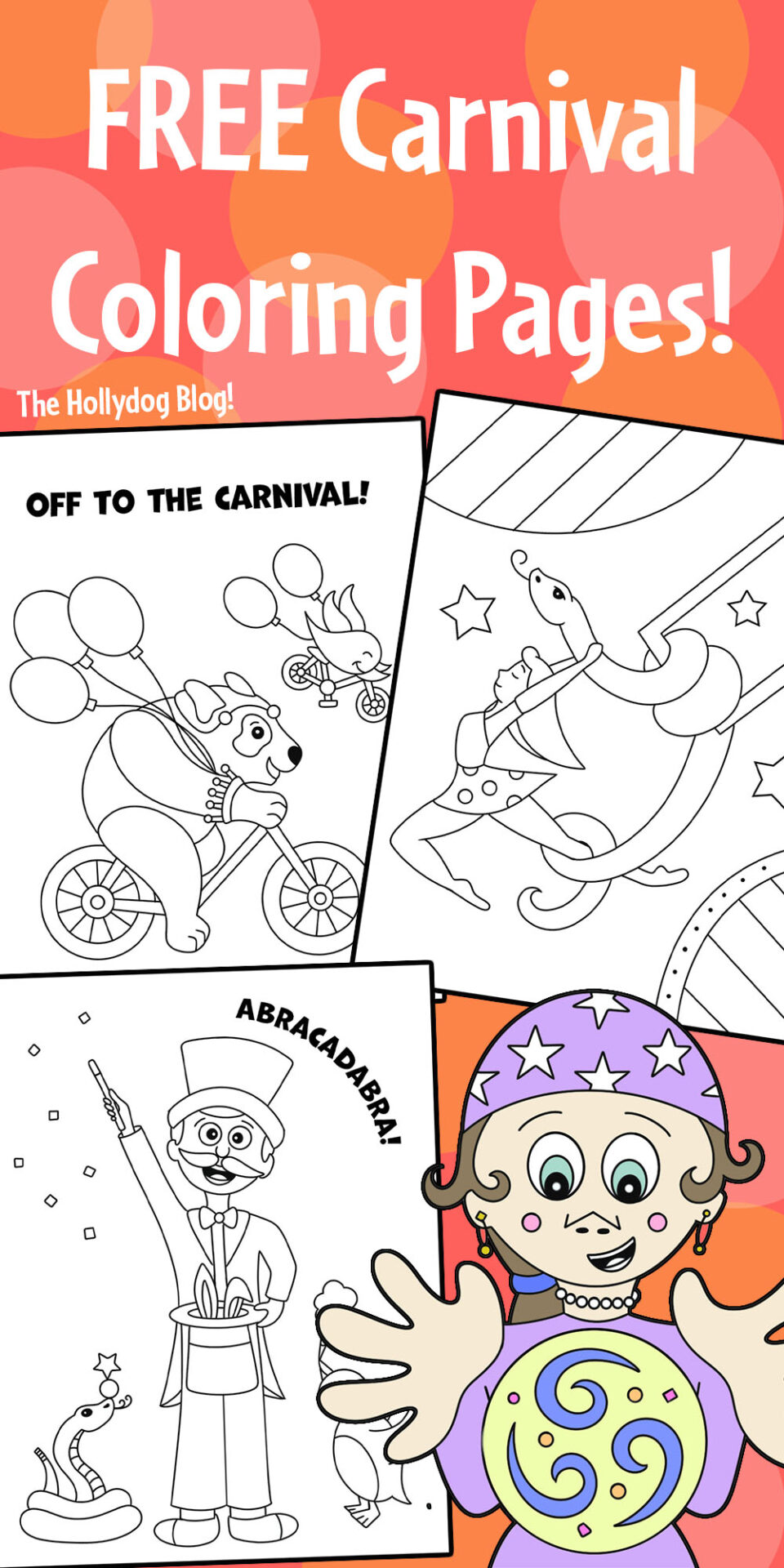 Free Carnival Coloring Pages! ⋆ The Hollydog Blog