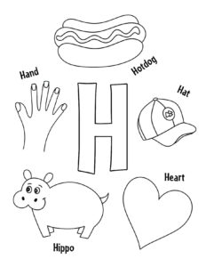 FREE Letter H Worksheets for Preschool ⋆ The Hollydog Blog