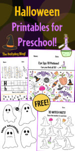 Preschool Halloween Printables for Free! ⋆ The Hollydog Blog