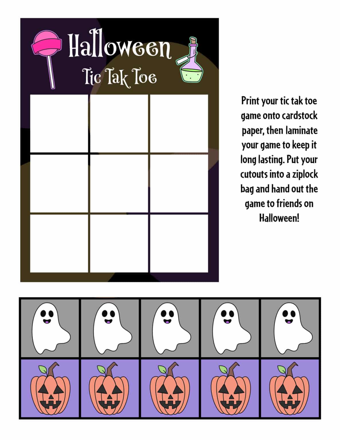 Preschool Halloween Printables for Free! ⋆ The Hollydog Blog