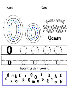 Ocean Theme Preschool Lesson Plan with Free Ocean Printables! ⋆ The ...