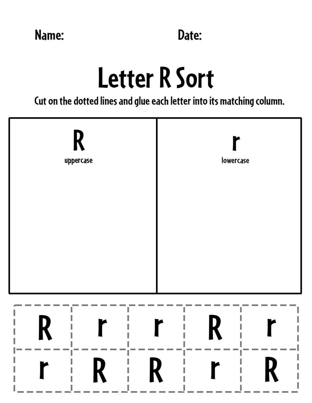 Free Printable Letter R Worksheets for Preschool ⋆ The Hollydog Blog
