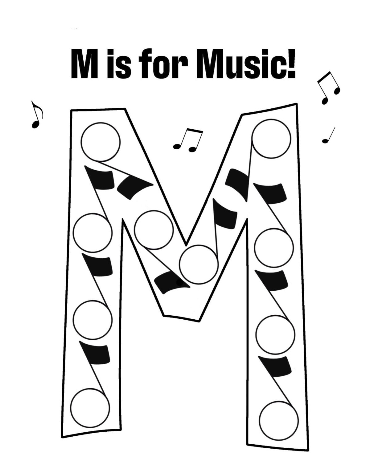 FREE Letter M Worksheets for Preschool ⋆ The Hollydog Blog