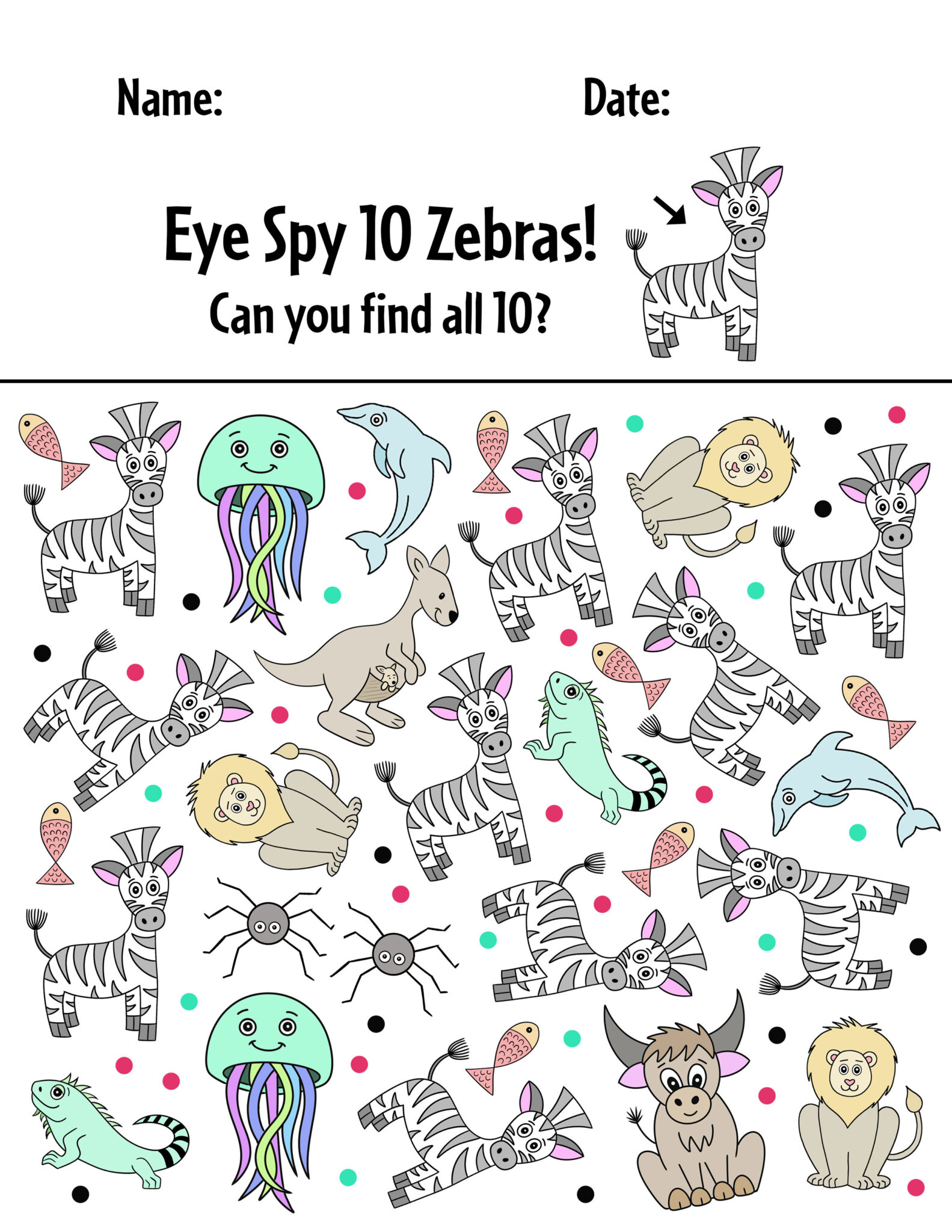 Preschool Zoo Theme Lesson Plan with Free Zoo Printables! The Hollydog Blog