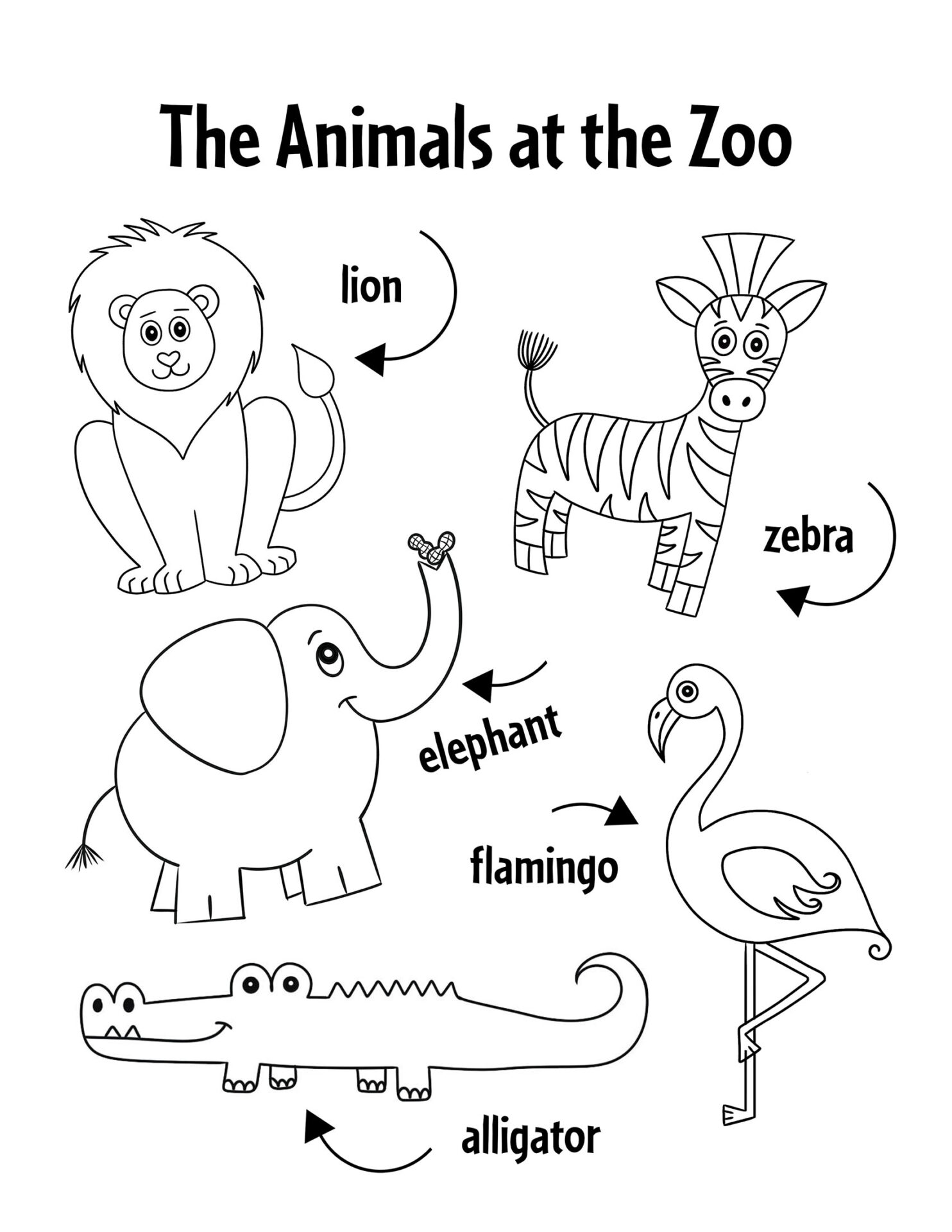 Preschool Zoo Theme Lesson Plan with Free Zoo Printables! The Hollydog Blog